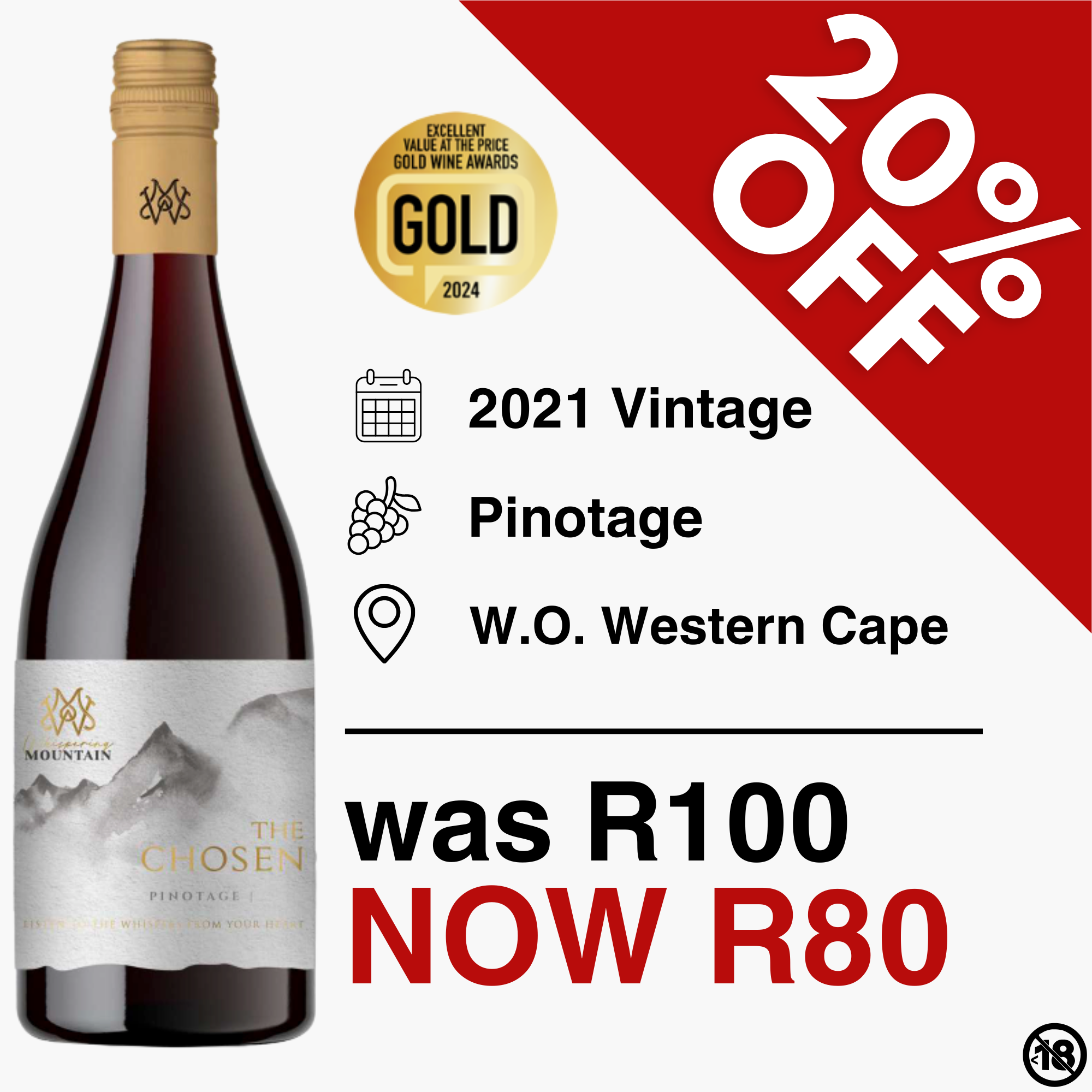 Whispering Mountain The Chosen Pinotage 2021 – The Daily Wine
